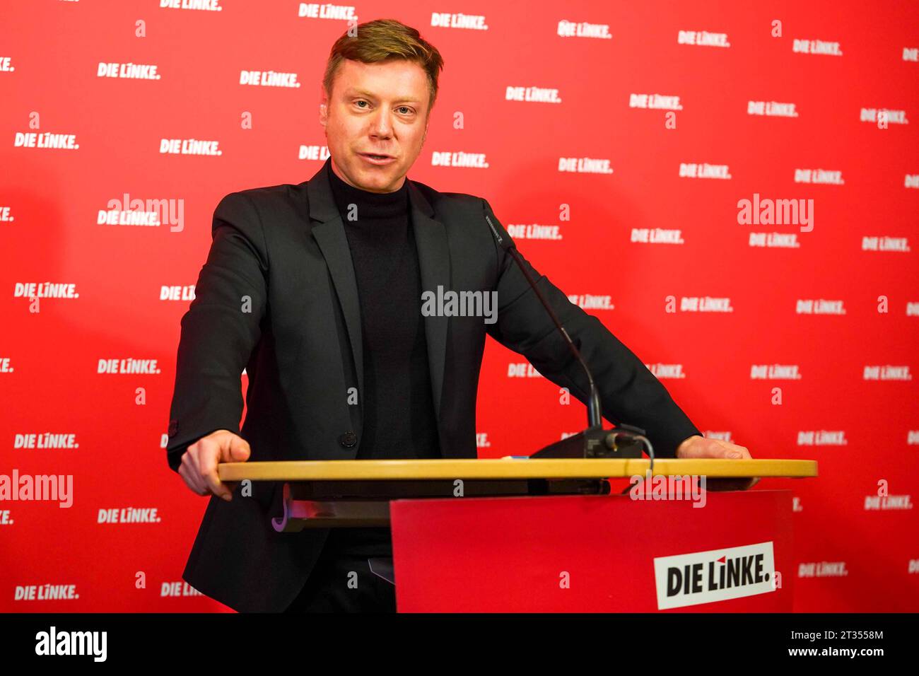 Berlin, Deutschland 23. Oktober 2023: Pressekonferenz Die Linke - 23.10 ...