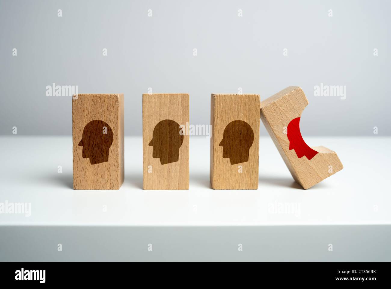 Nervous breakdown and mental burnout. Diseases. Memory problems. Decay ...