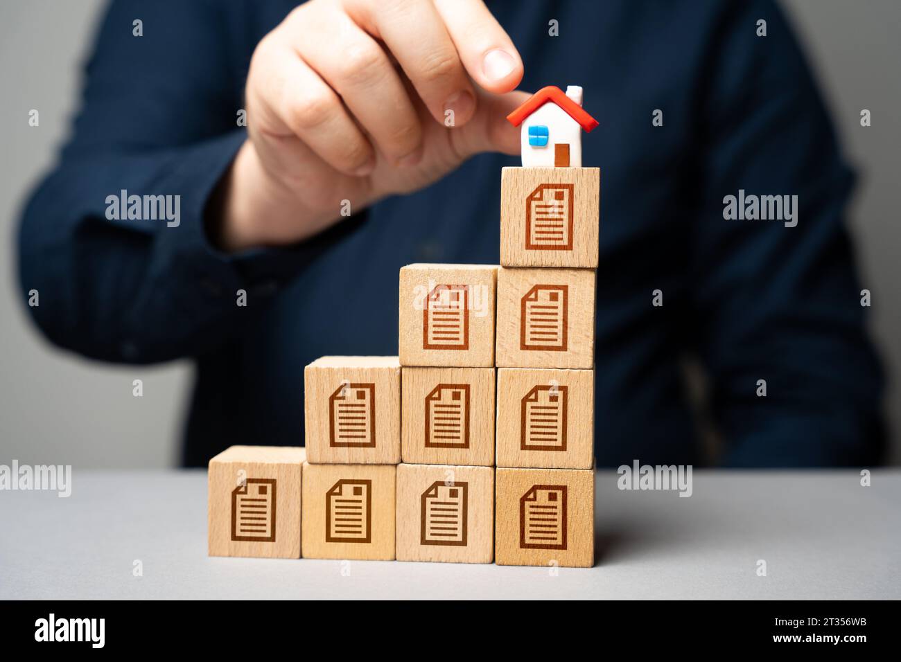 Bureaucratic work for buying or building a house. Building permits and ...