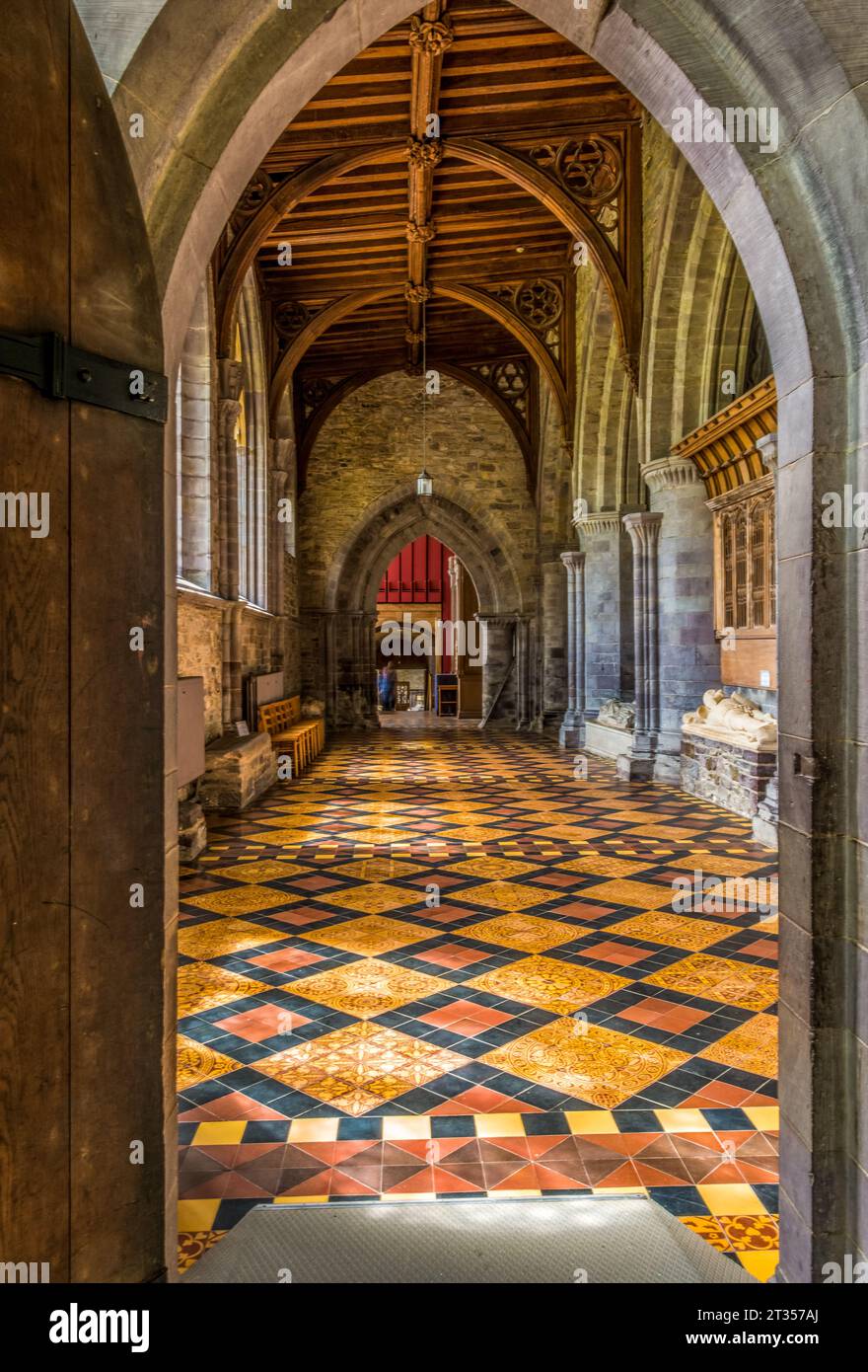 Saint David's Cathedral, Interiors Stock Photo - Alamy