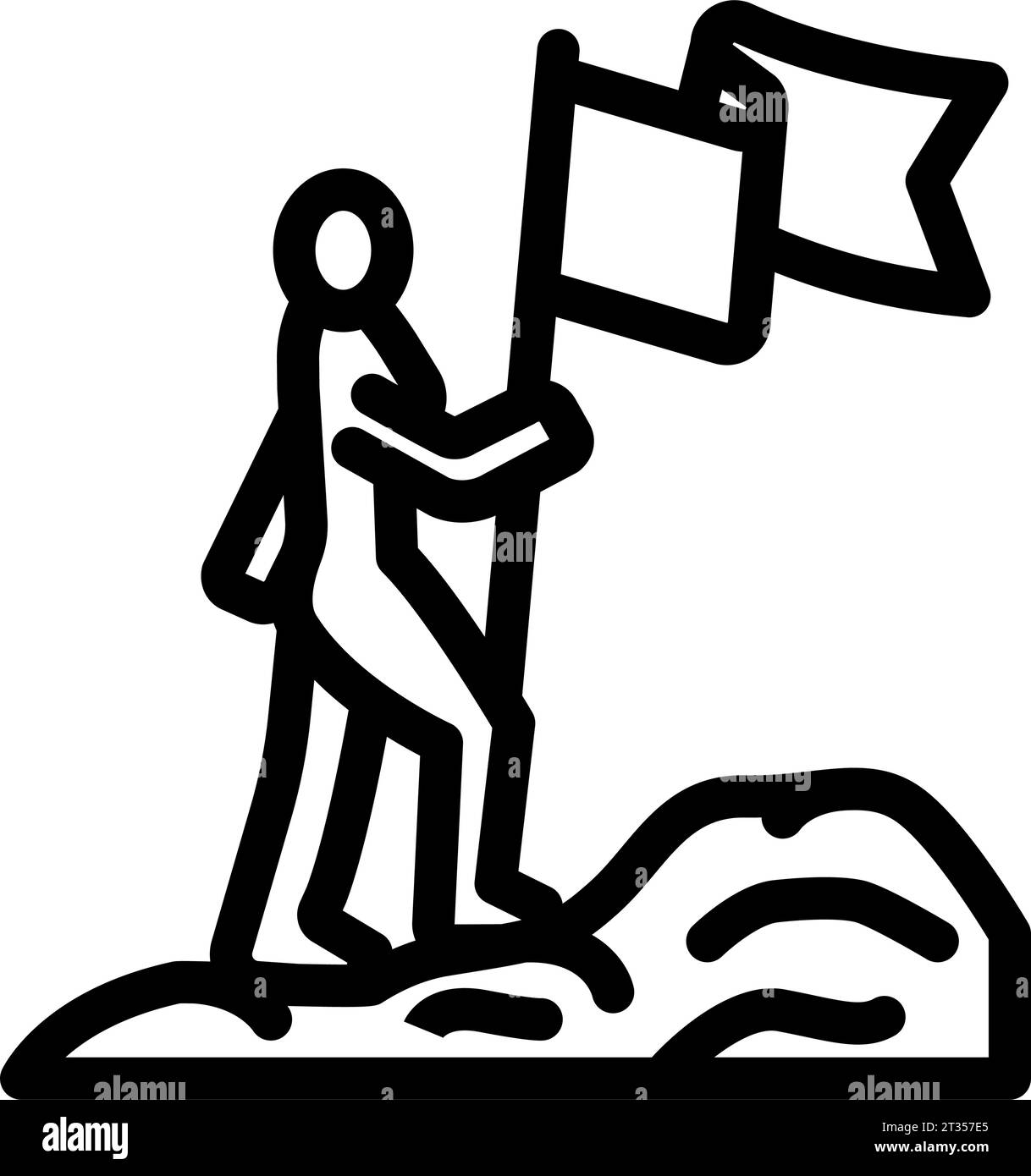 female leadership feminism woman line icon vector illustration Stock ...