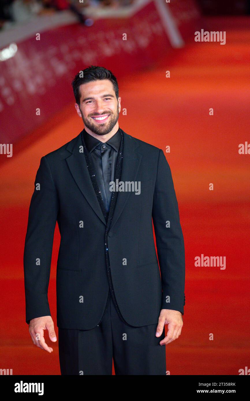 Alvise Rigo attends the red carpet of the movie Nuovo Olimpo at Rome ...