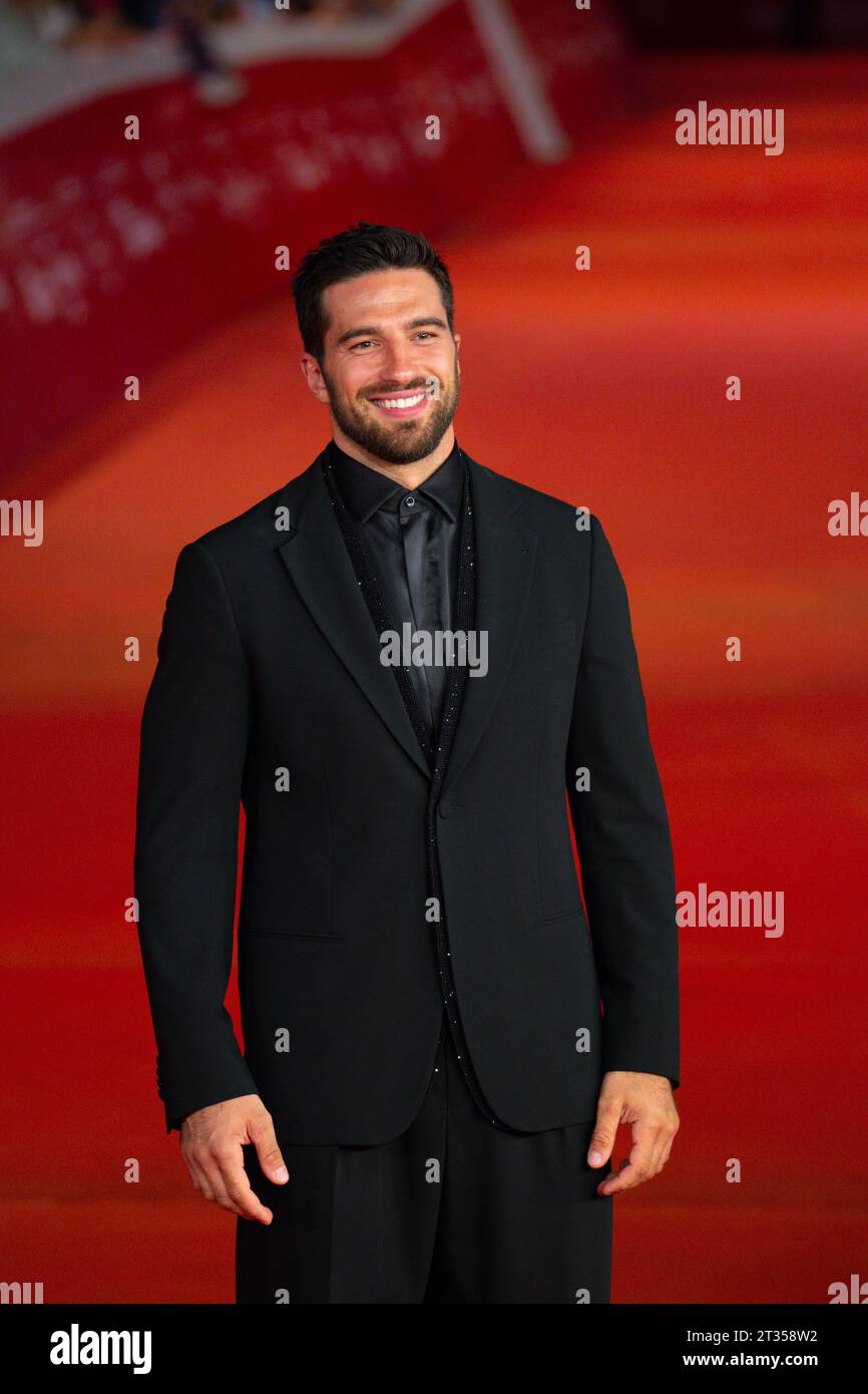 Alvise Rigo attends the red carpet of the movie Nuovo Olimpo at Rome ...