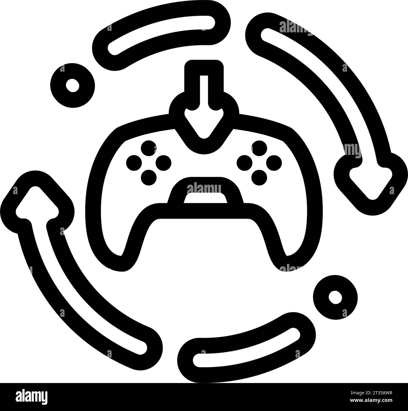 updates game development line icon vector illustration Stock Vector ...