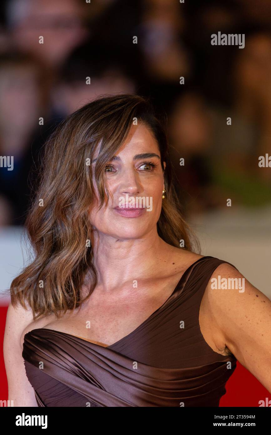 Luisa Ranieri attends a red carpet for the movie "Nuovo Olimpo" during ...