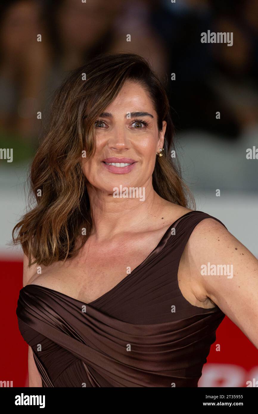 Luisa Ranieri attends a red carpet for the movie "Nuovo Olimpo" during ...