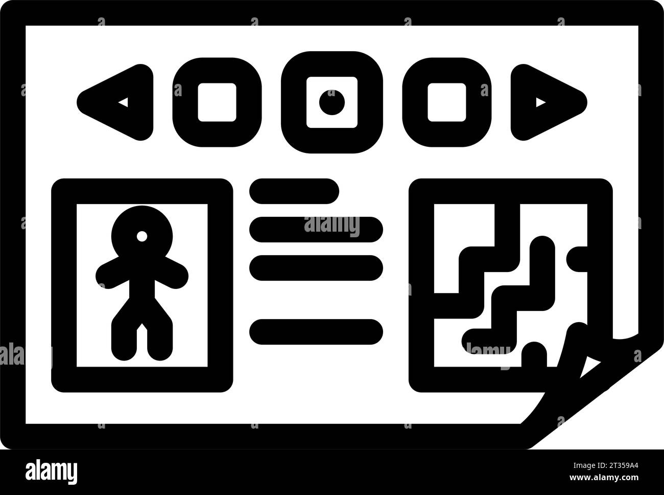 prototyping game development line icon vector illustration Stock Vector ...