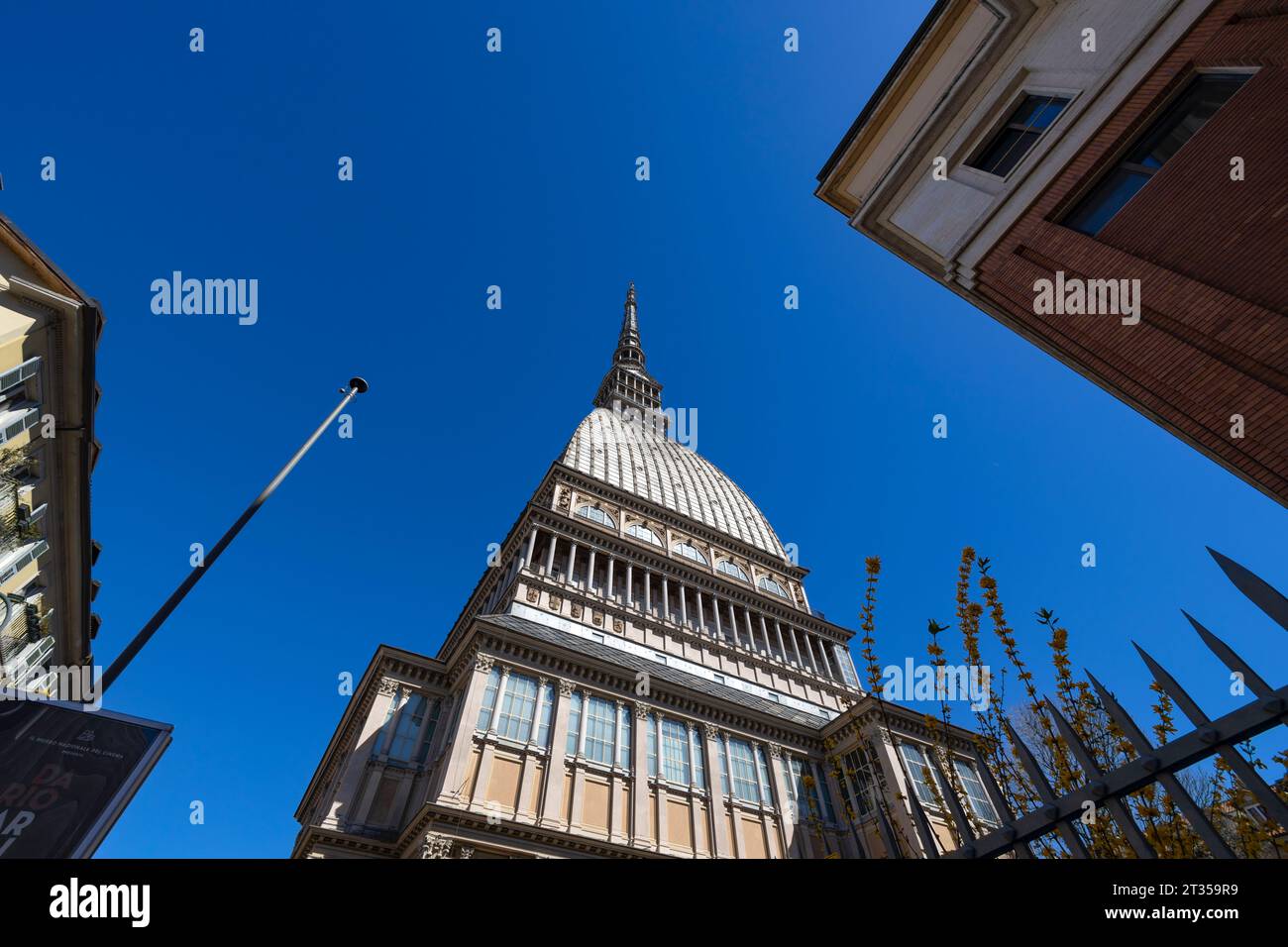 TORINO, ITALY, MARCH 25, 2023 - The Mole Antonelliana, the symbol of ...