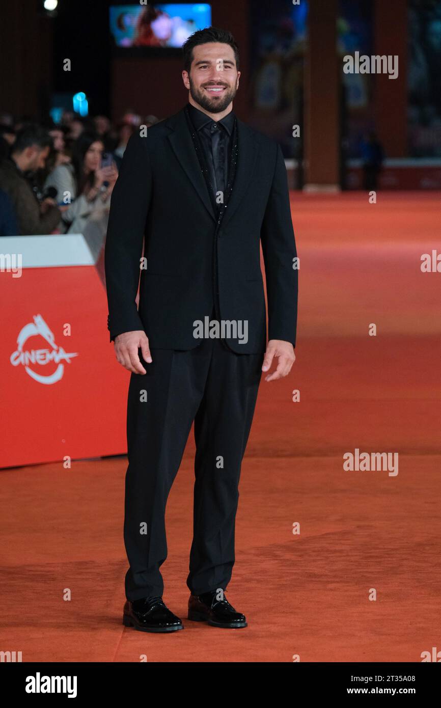 Rome, Italy. 22nd Oct, 2023. Alvise Rigo attends a red carpet for the ...