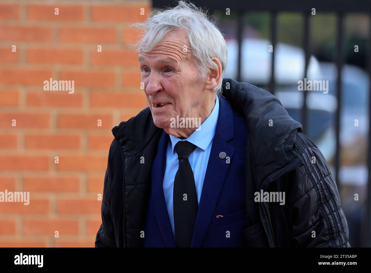 Paddy Crerand attends the memorial in tribute to the late Sir Bobby ...