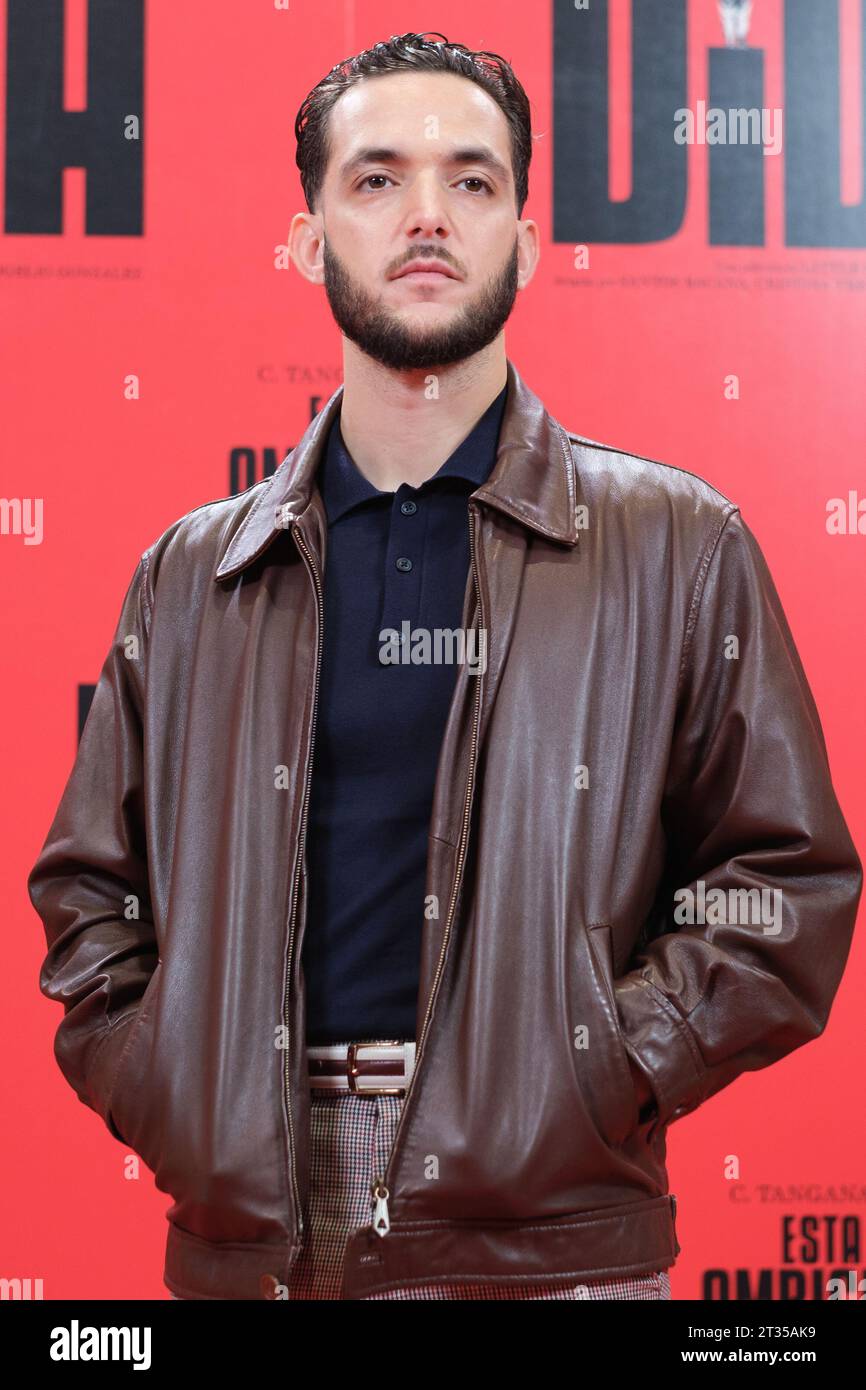 Anton Alvarez, a.k.a. C. Tangana, attends the "Esta Ambicion Desmedida ...