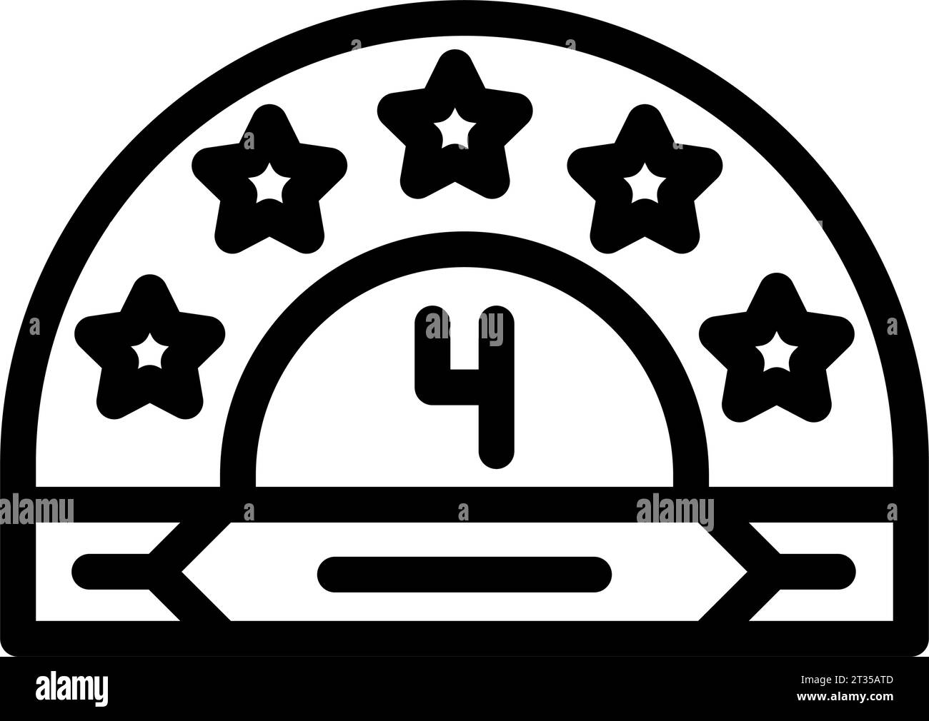 energy star rating green living line icon vector illustration Stock ...