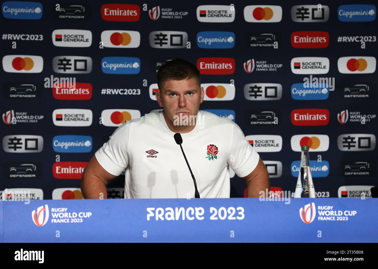 Saint Denis, France. 21st Oct, 2023. OWEN FARRELL of England in the ...