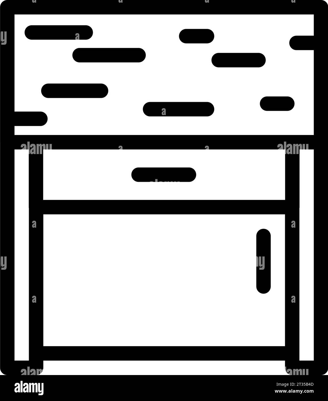 Black table top bedroom Cut Out Stock Images & Pictures - Alamy