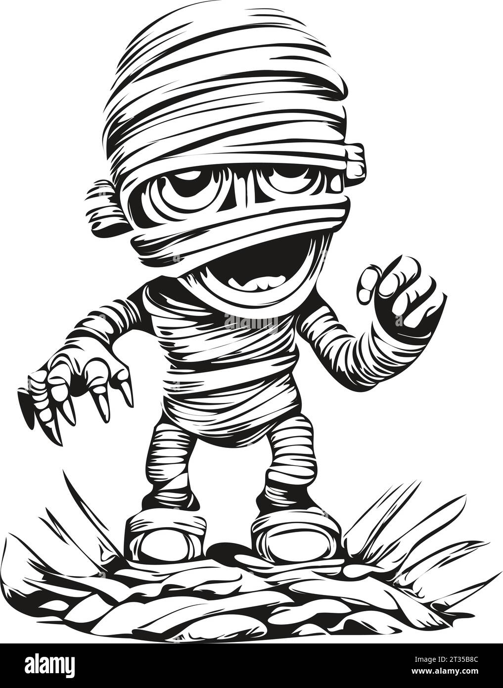 Ancient mummy portrait Stock Vector Images - Alamy