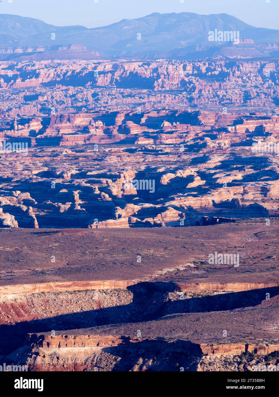 Photograph of The Maze in Canyonlands National Park from Panorama Point ...
