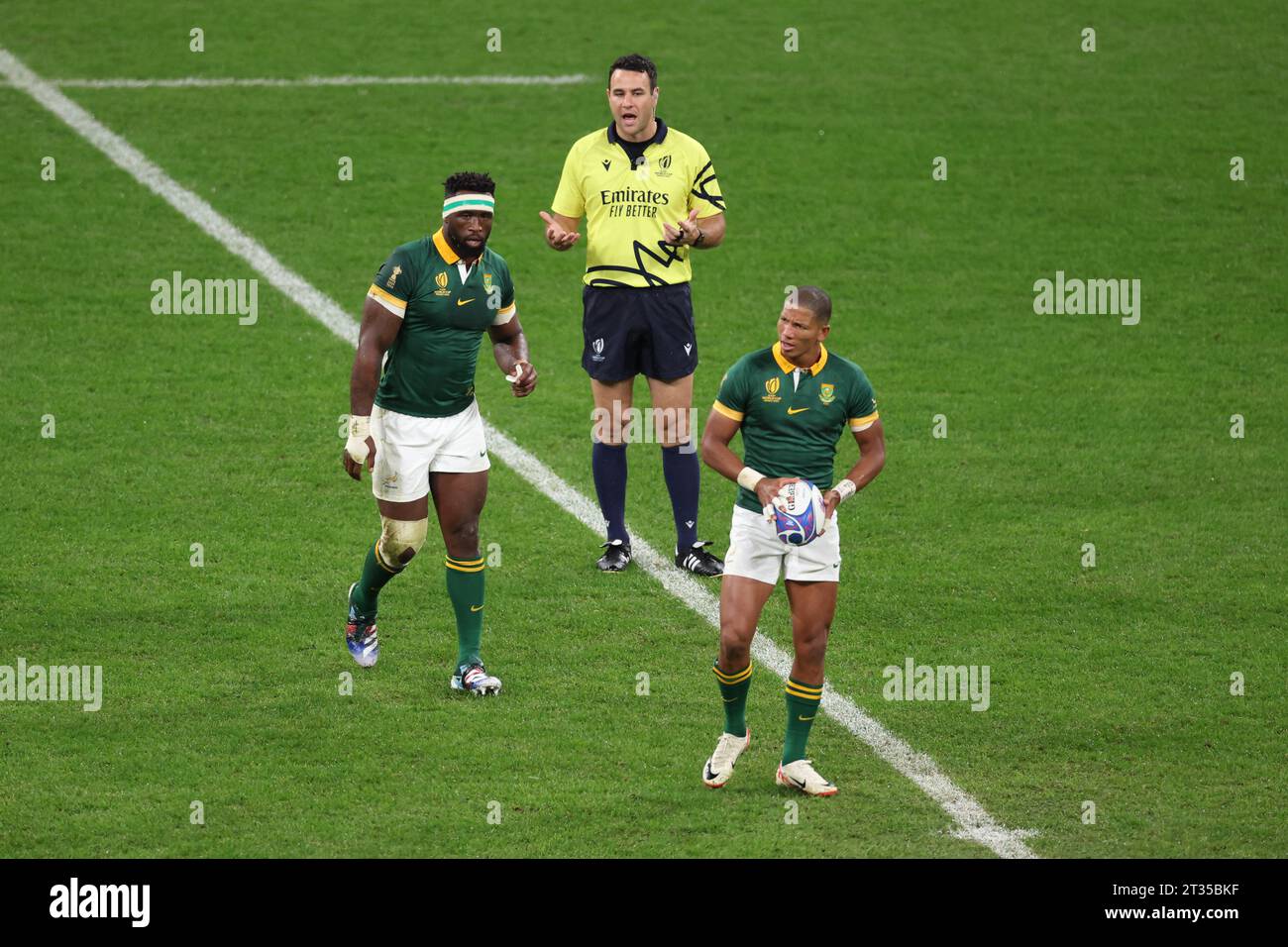Saint Denis, France. 21st Oct, 2023. KURT-LEE ARENDSE #14 of Team South ...