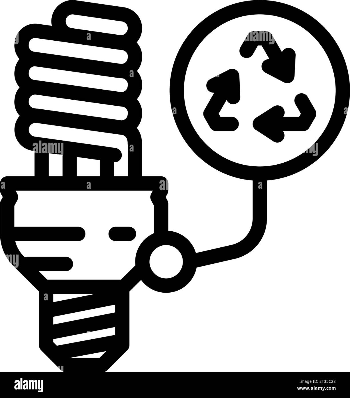 environmentally friendly product line icon vector illustration Stock ...