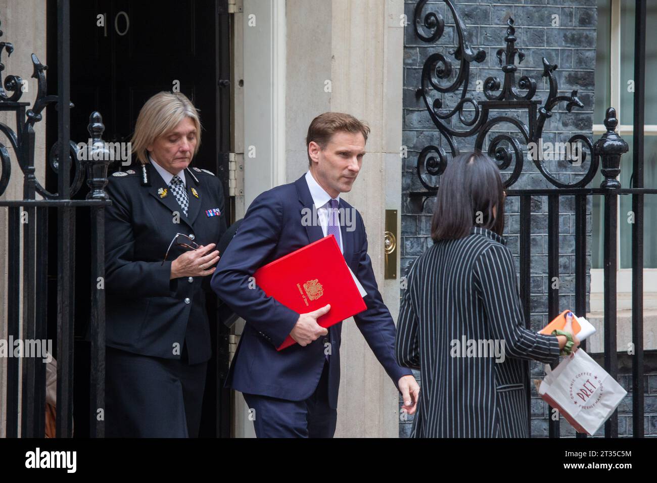 London, England, UK. 23rd Oct, 2023. Policing Minister CHRIS PHILP is ...
