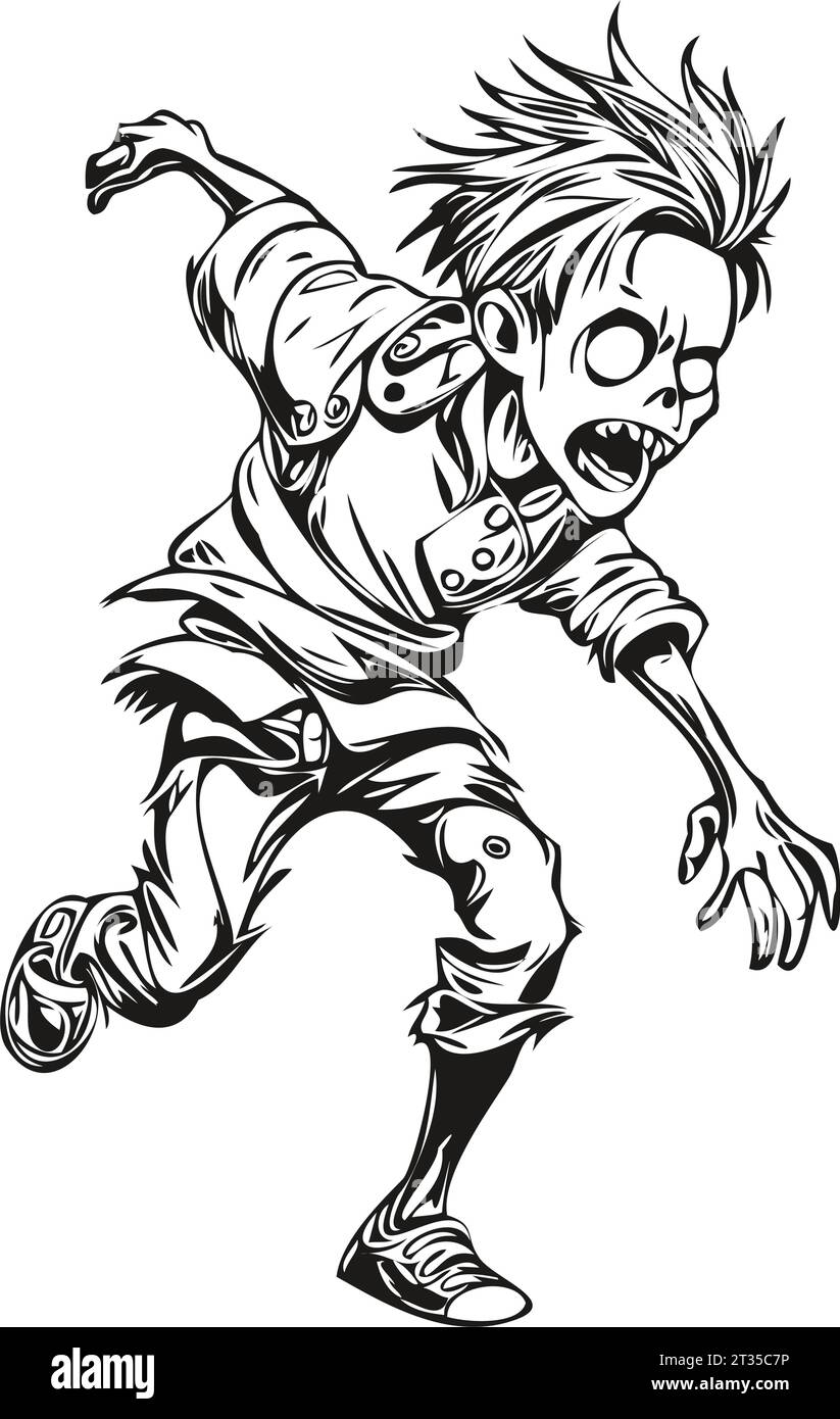 Zombie hand illustration Stock Vector Images - Alamy