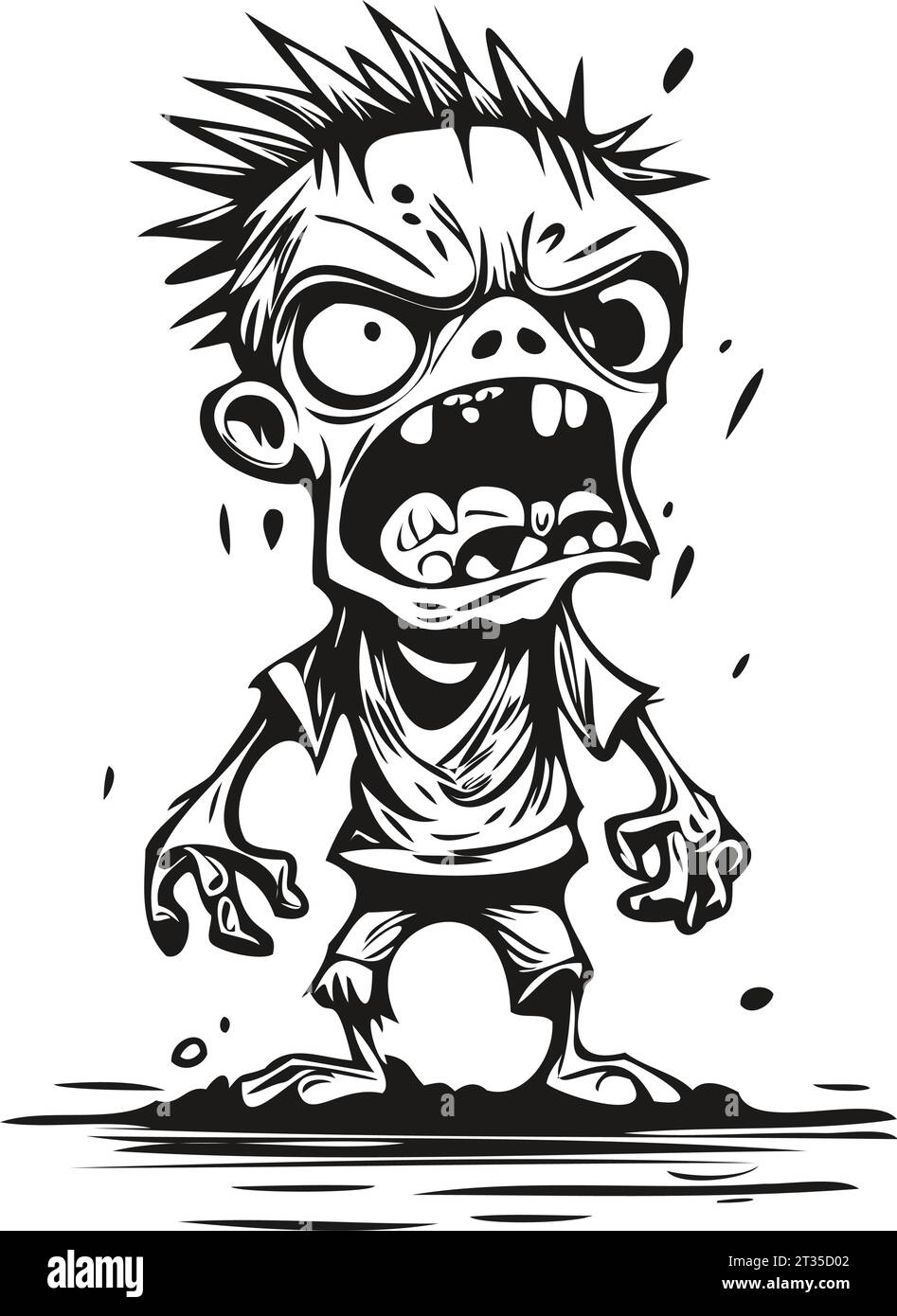Zombie image Stock Vector Images - Alamy