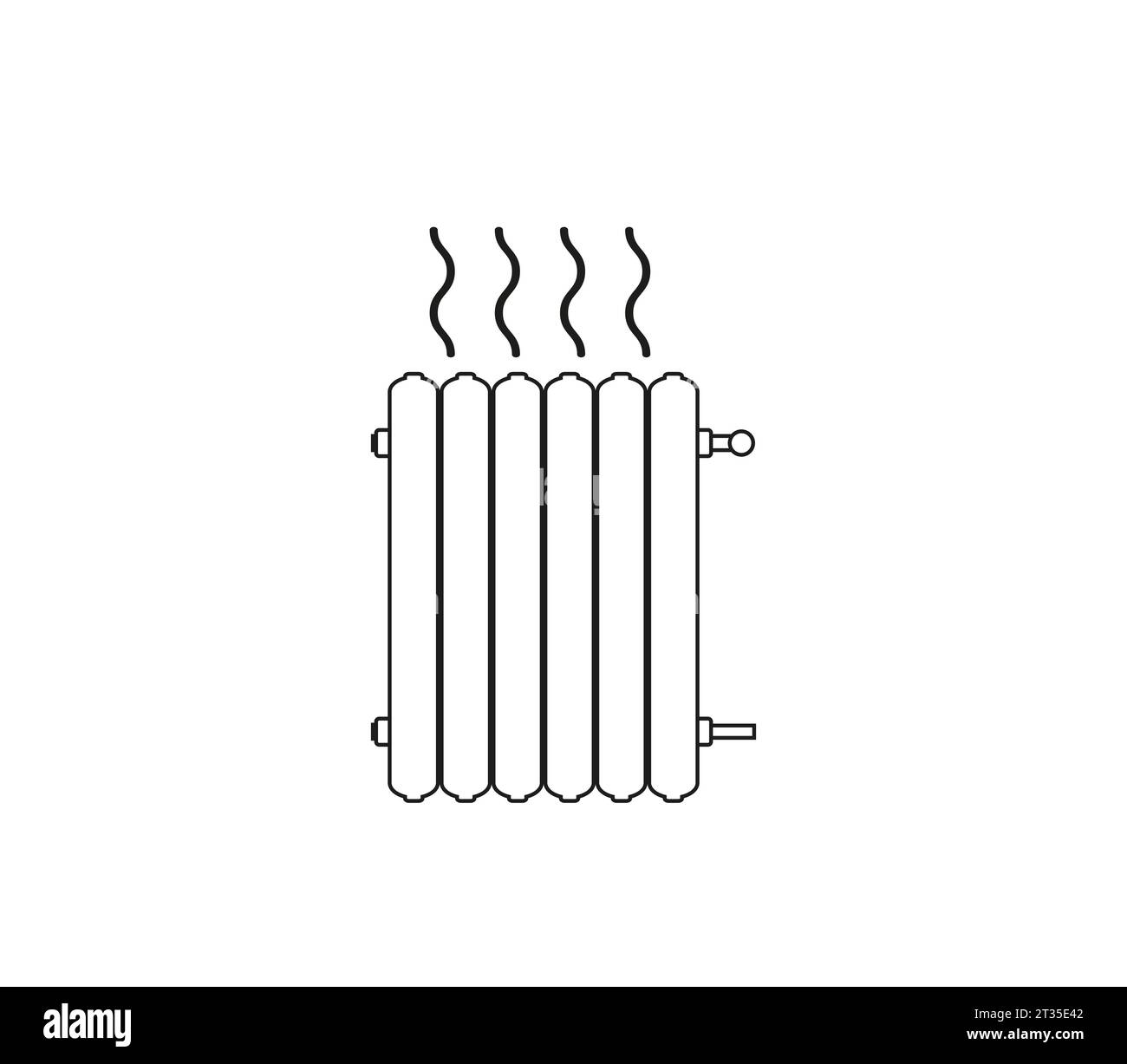 Heating, radiator icon. Vector illustration Stock Vector Image & Art ...