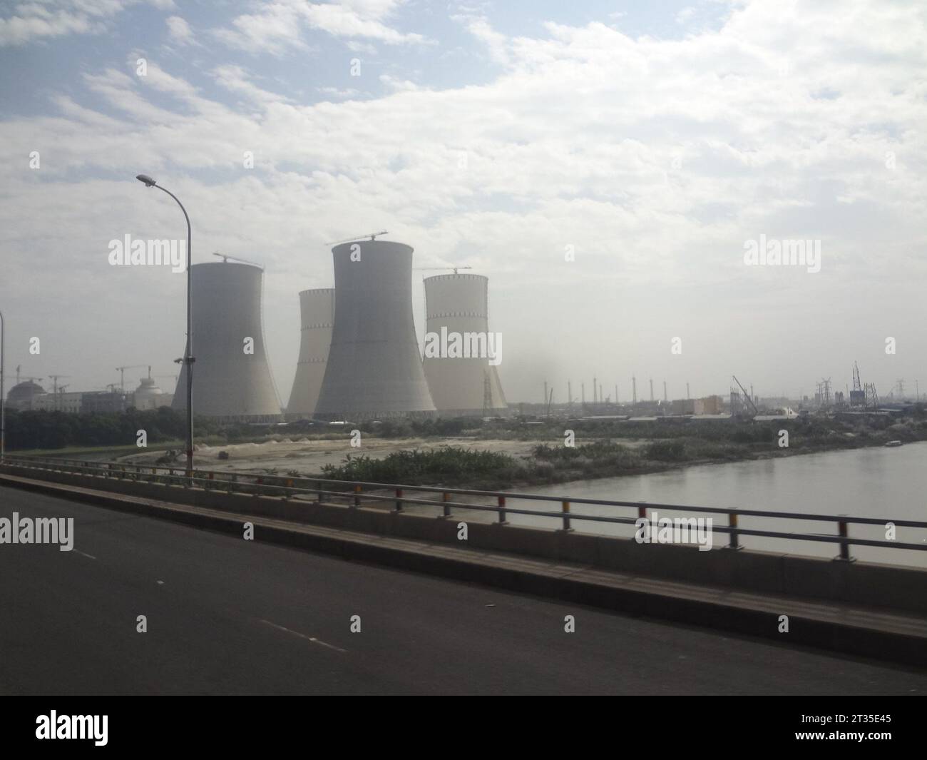Pabna, Bangladesh. 23rd Oct, 2023. A general view of the Rooppur ...