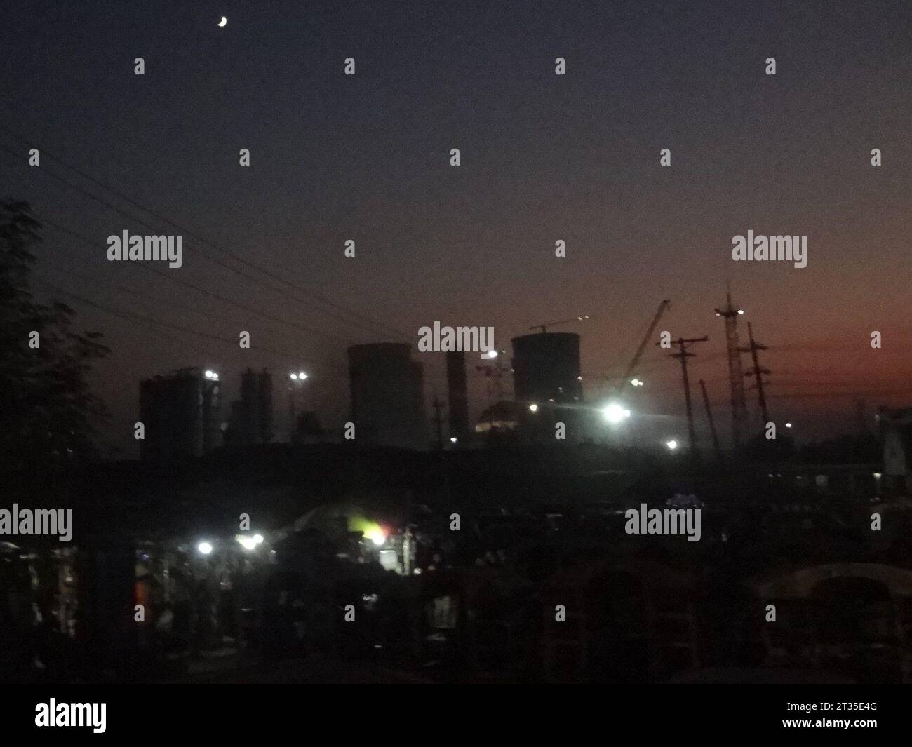 Pabna, Bangladesh. 23rd Oct, 2023. A general view of the Rooppur ...