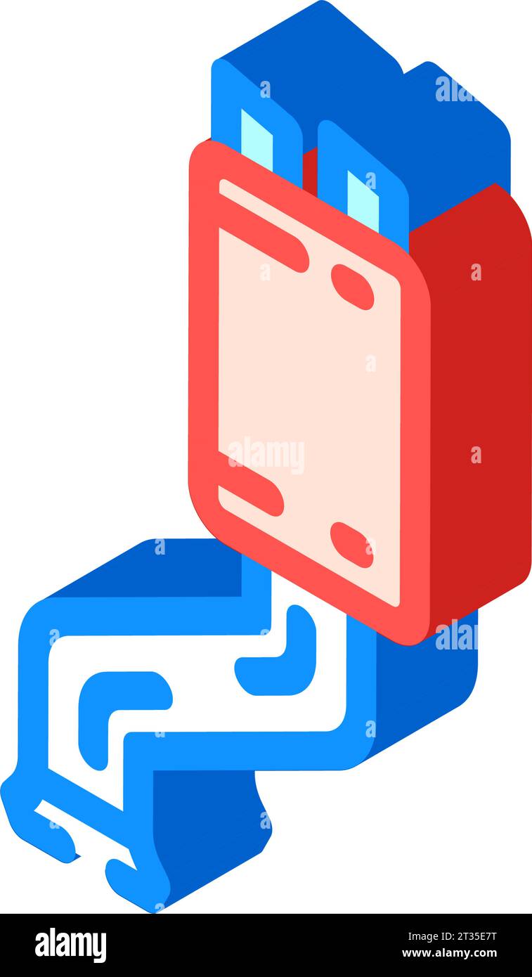 muffler repair car mechanic isometric icon vector illustration Stock ...