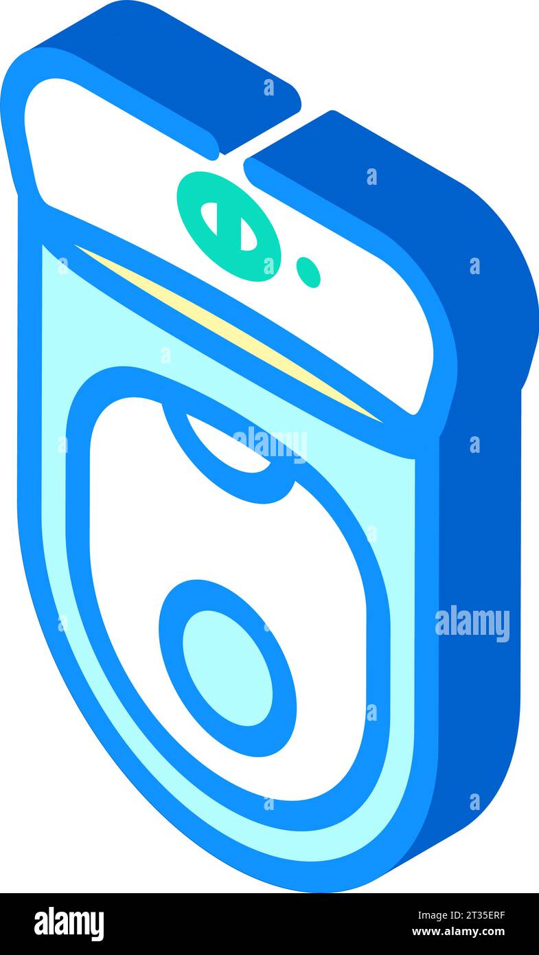 toilet top view isometric icon vector illustration Stock Vector Image ...