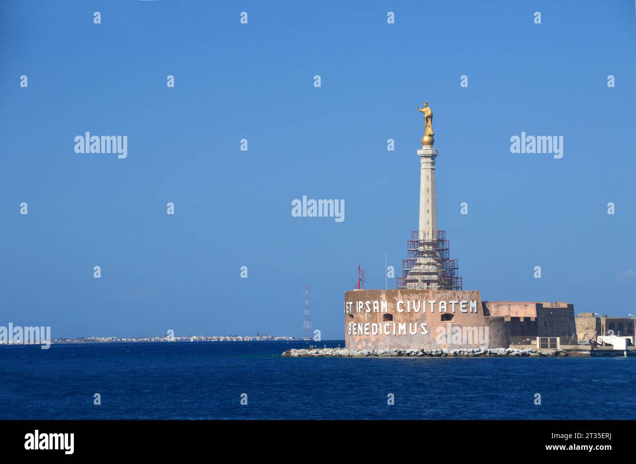 A Golden Statute of La Madonna della Lettera (Our Lady of the Letter ...
