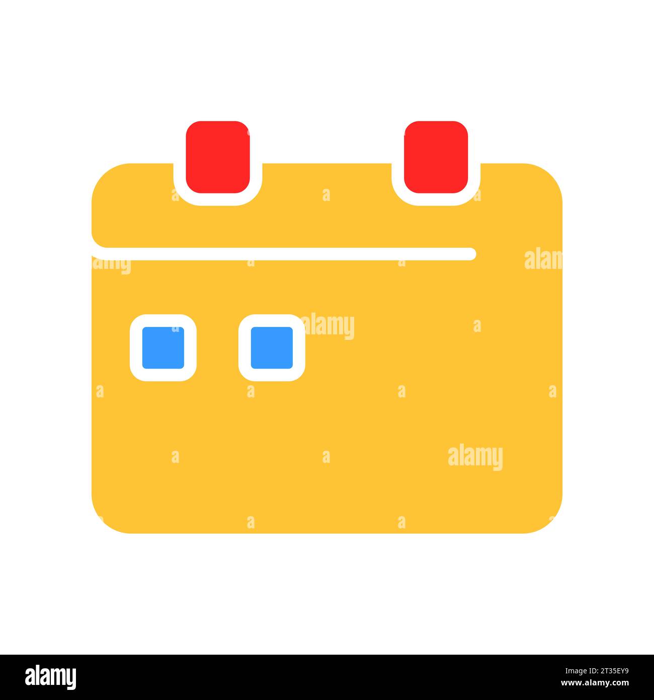 Digital business calendar marked Stock Vector Images - Alamy