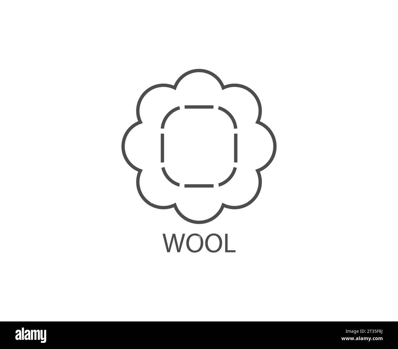 Wool, fabric icon. Vector illustration Stock Vector Image & Art - Alamy