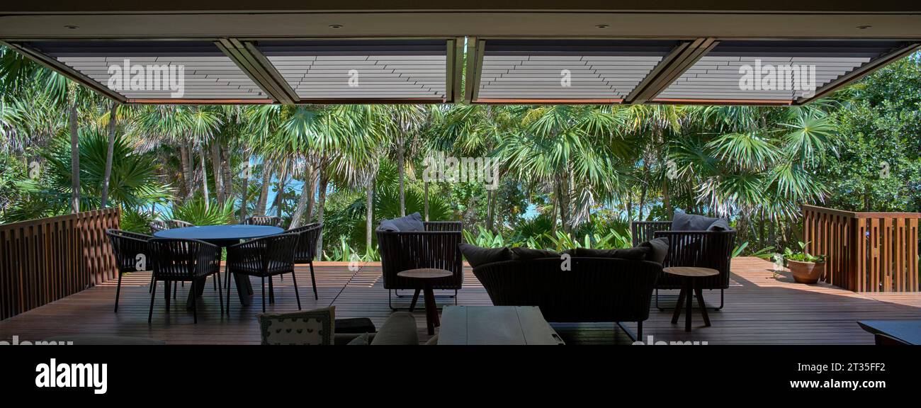 View under shade. Holiday Home Tulum - Casa Uh K aay, Tulum, Mexico ...