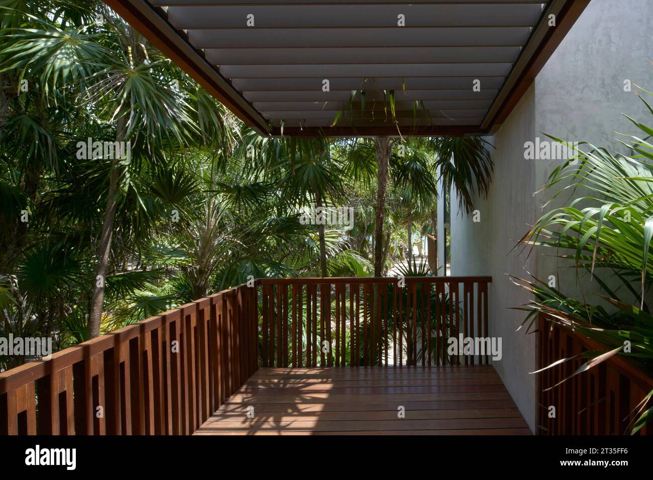View under shade. Holiday Home Tulum - Casa Uh K aay, Tulum, Mexico ...