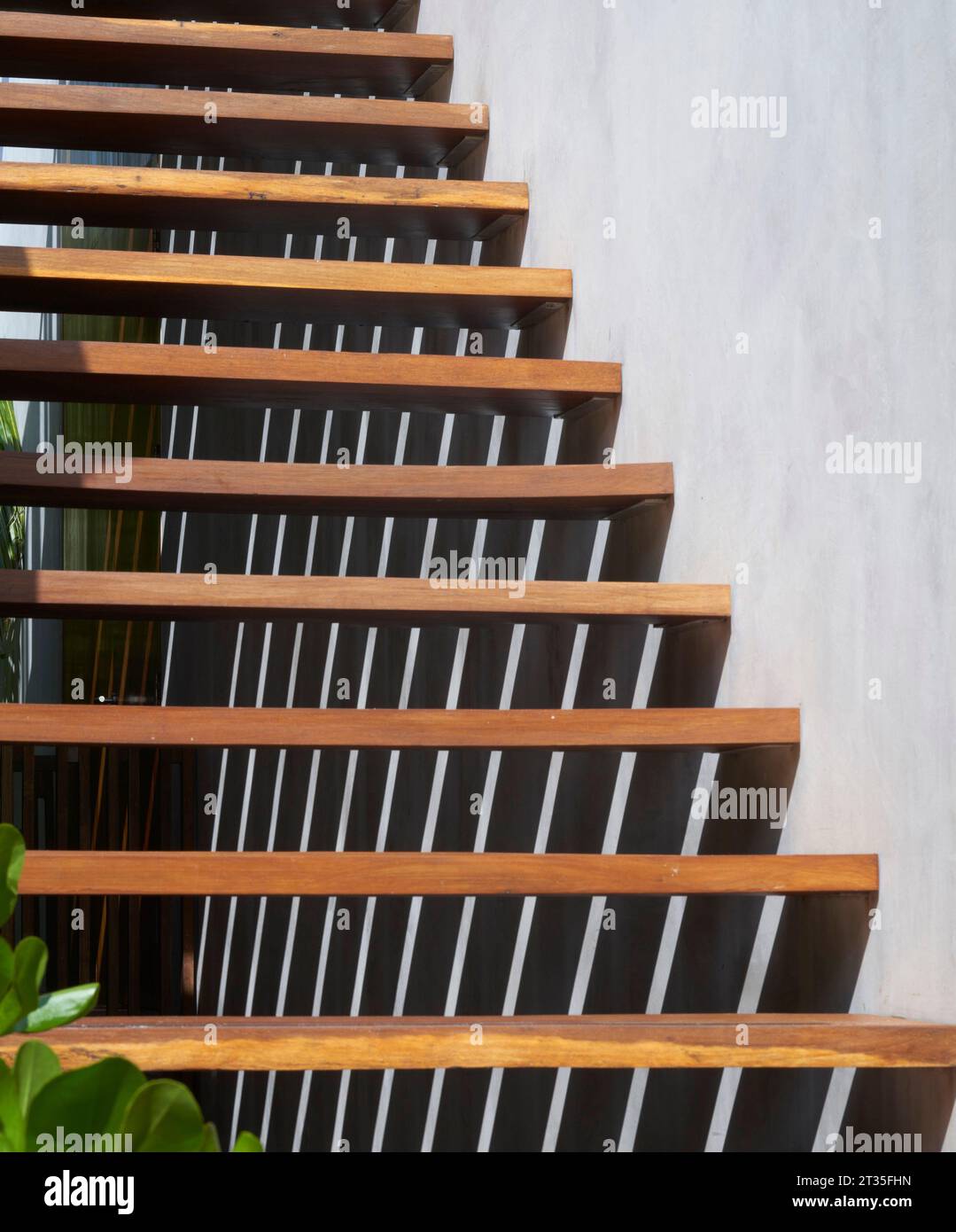 Stairs to roof. Holiday Home Tulum - Casa Uh K aay, Tulum, Mexico ...