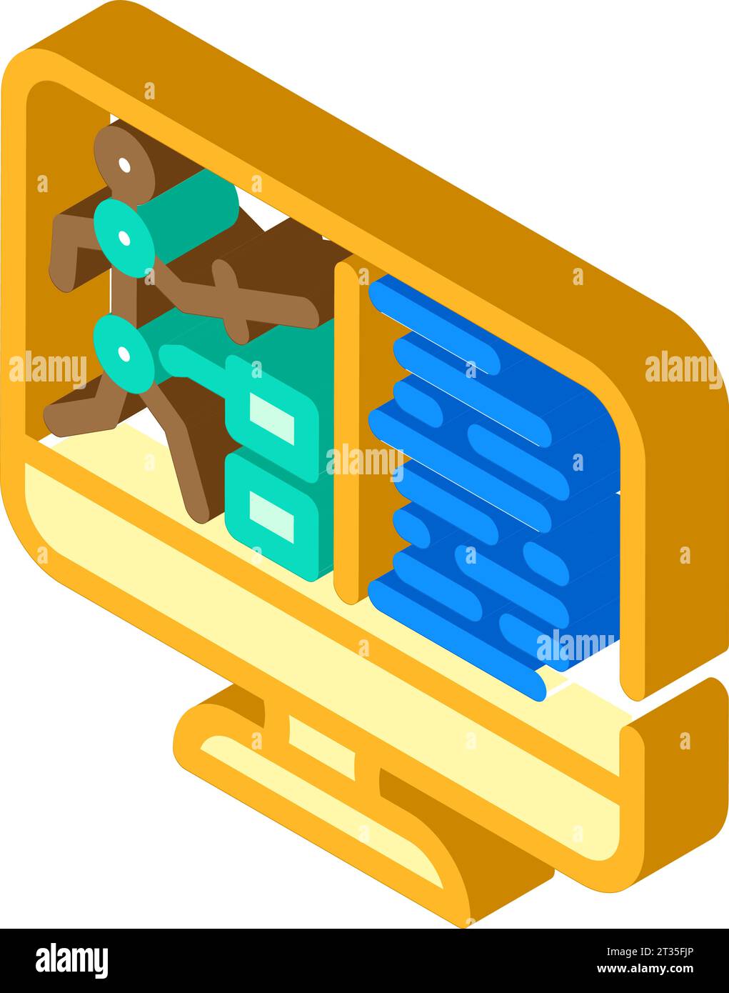character design game development isometric icon vector illustration ... character design game development isometric icon vector illustration ...
