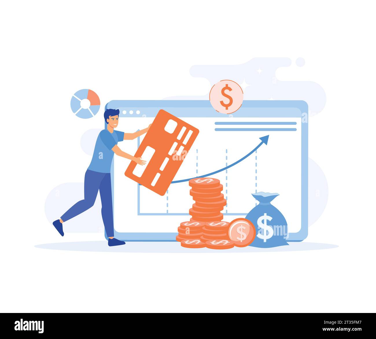 Personal finance vector vectors hi-res stock photography and images - Alamy