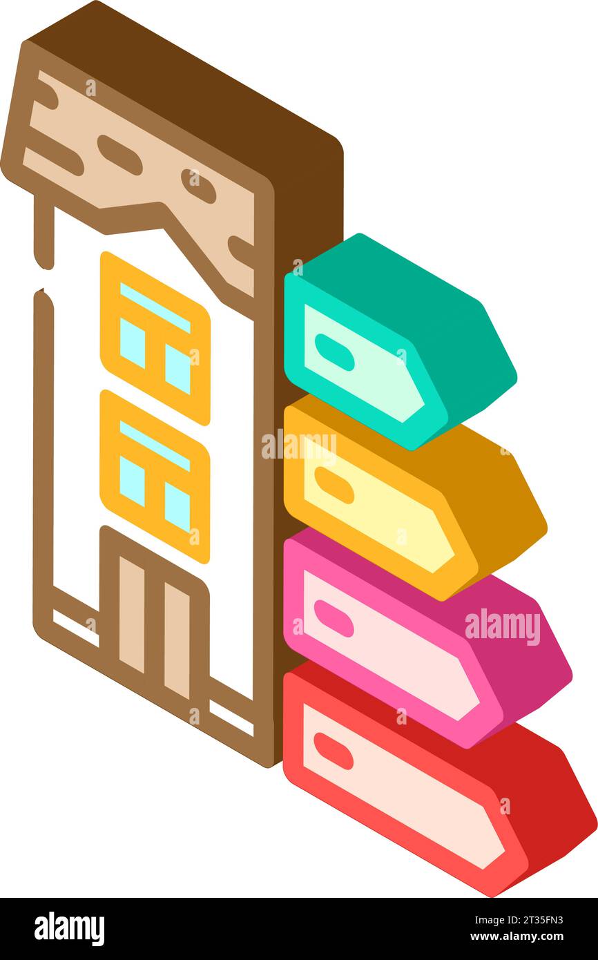 energy efficiency green living isometric icon vector illustration Stock ...