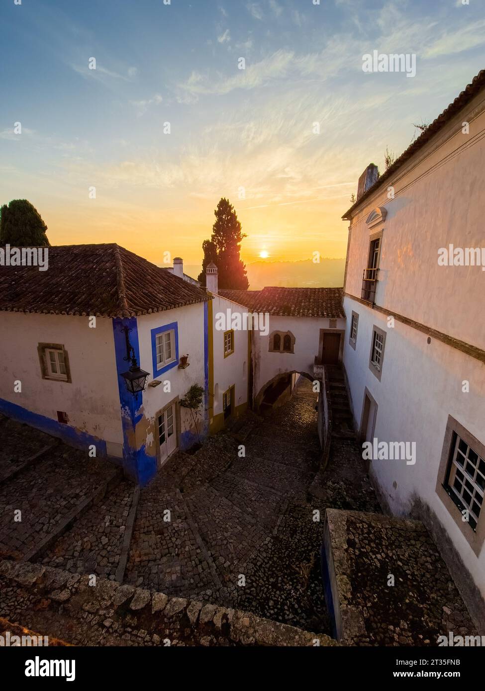 This vibrant image displays a picturesque landscape composed of several ...