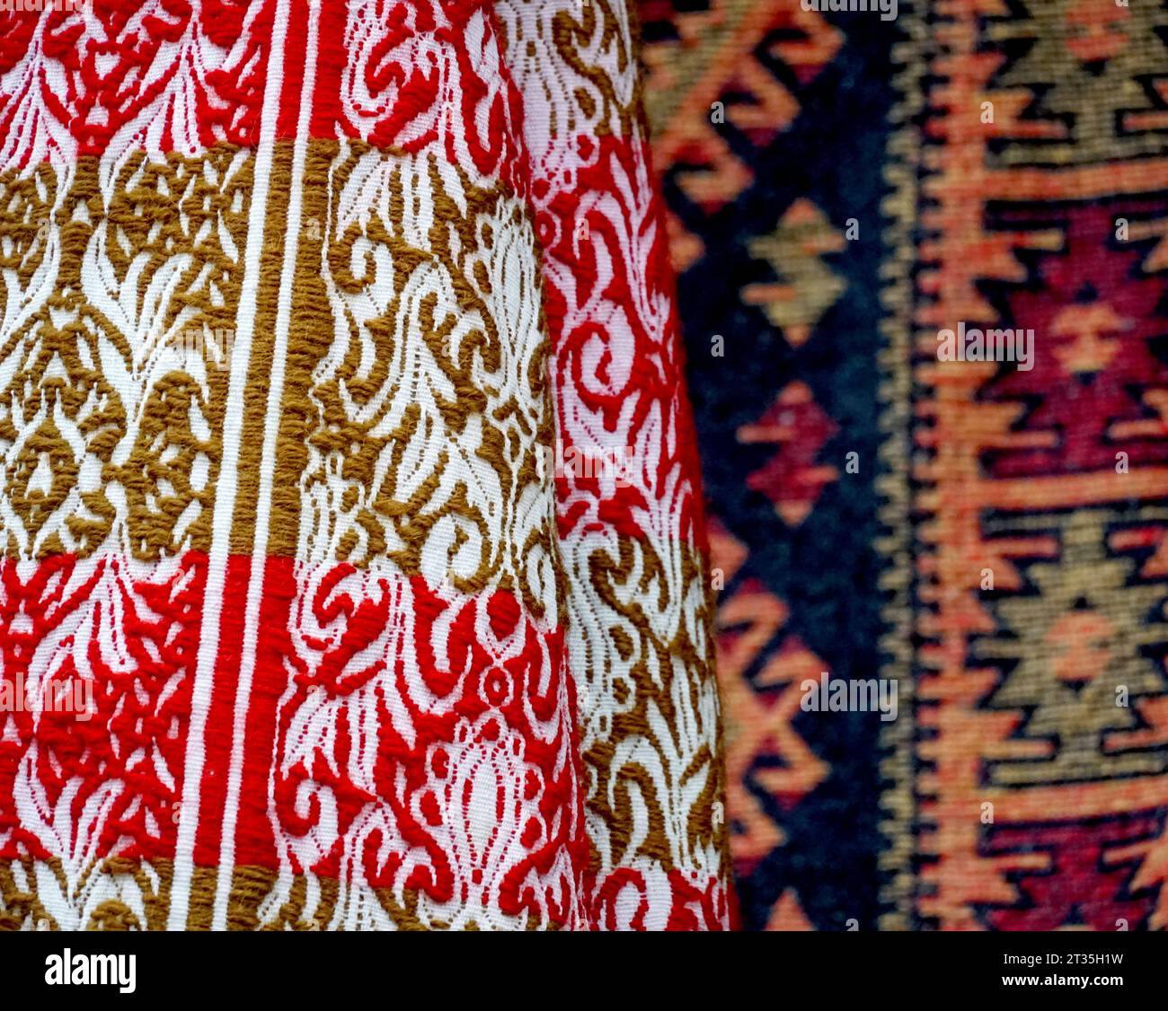 Fabric texture patterns turkish hi-res stock photography and images - Alamy