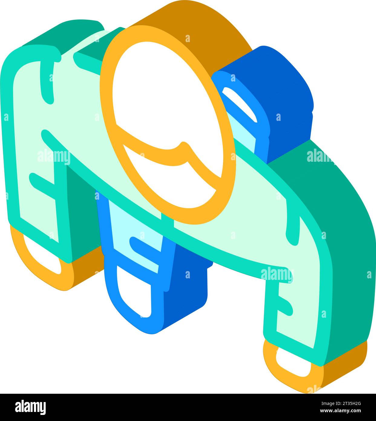 people walking top view isometric icon vector illustration Stock Vector ...