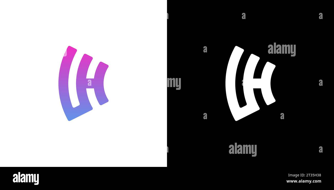 UH logo, UH Monogram, Initial UH Logo, Letter UH logo, Icon, Vector ...