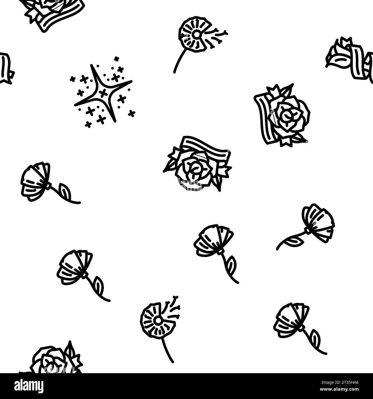tattoo retro vintage seamless pattern vector Stock Vector Image & Art ...