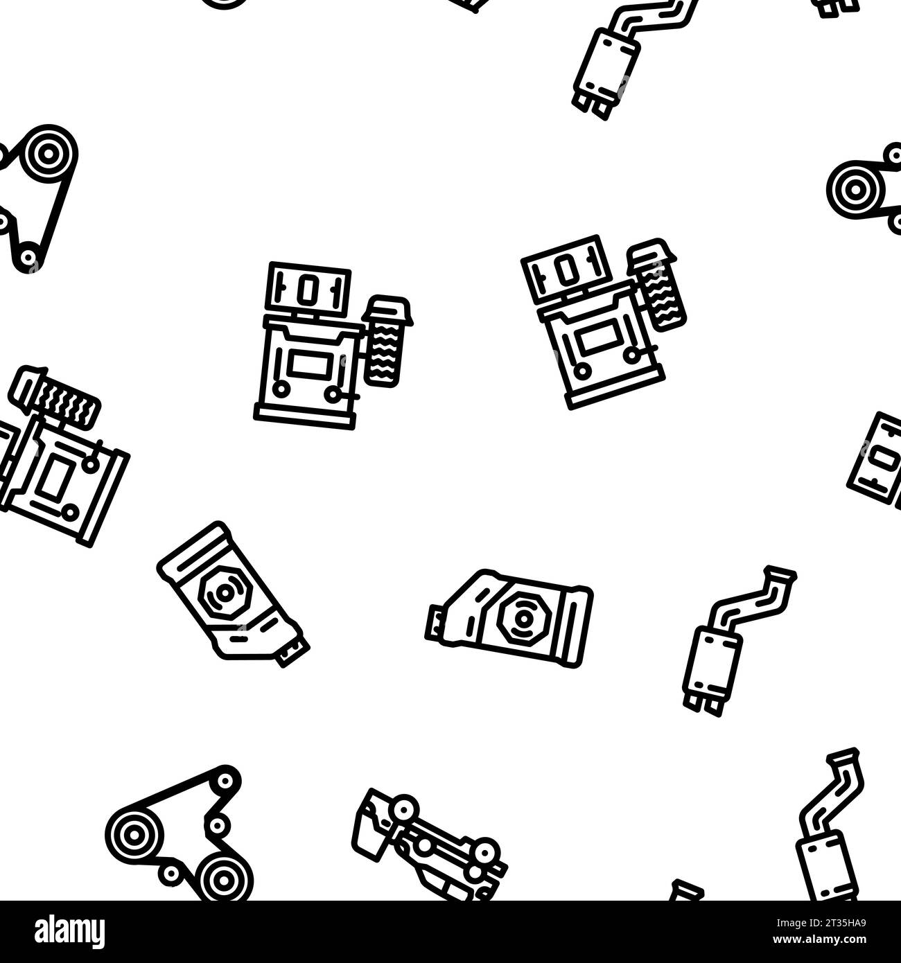 car mechanic auto seamless pattern vector Stock Vector Image & Art - Alamy