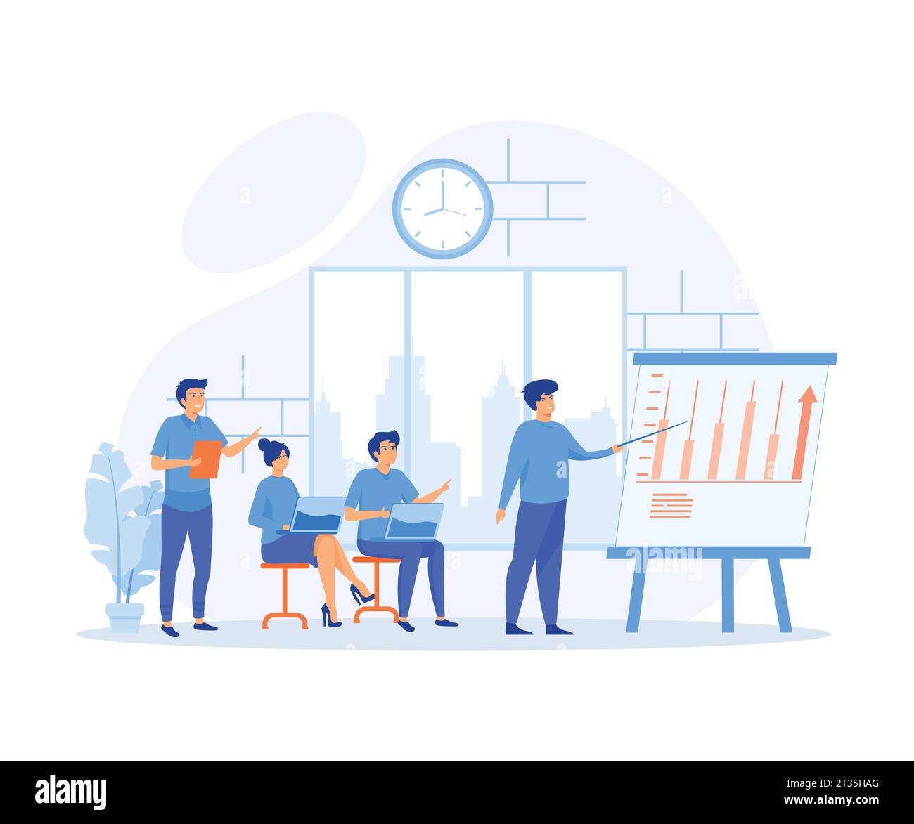 Mentor sitting Stock Vector Images - Alamy