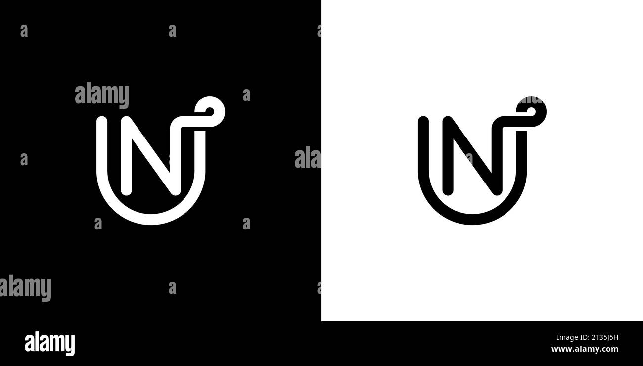 UN Logo, UN Monogram, Initial NU Logo, Letter NU Logo, Icon, Vector Stock Vector Image & Art - Alamy