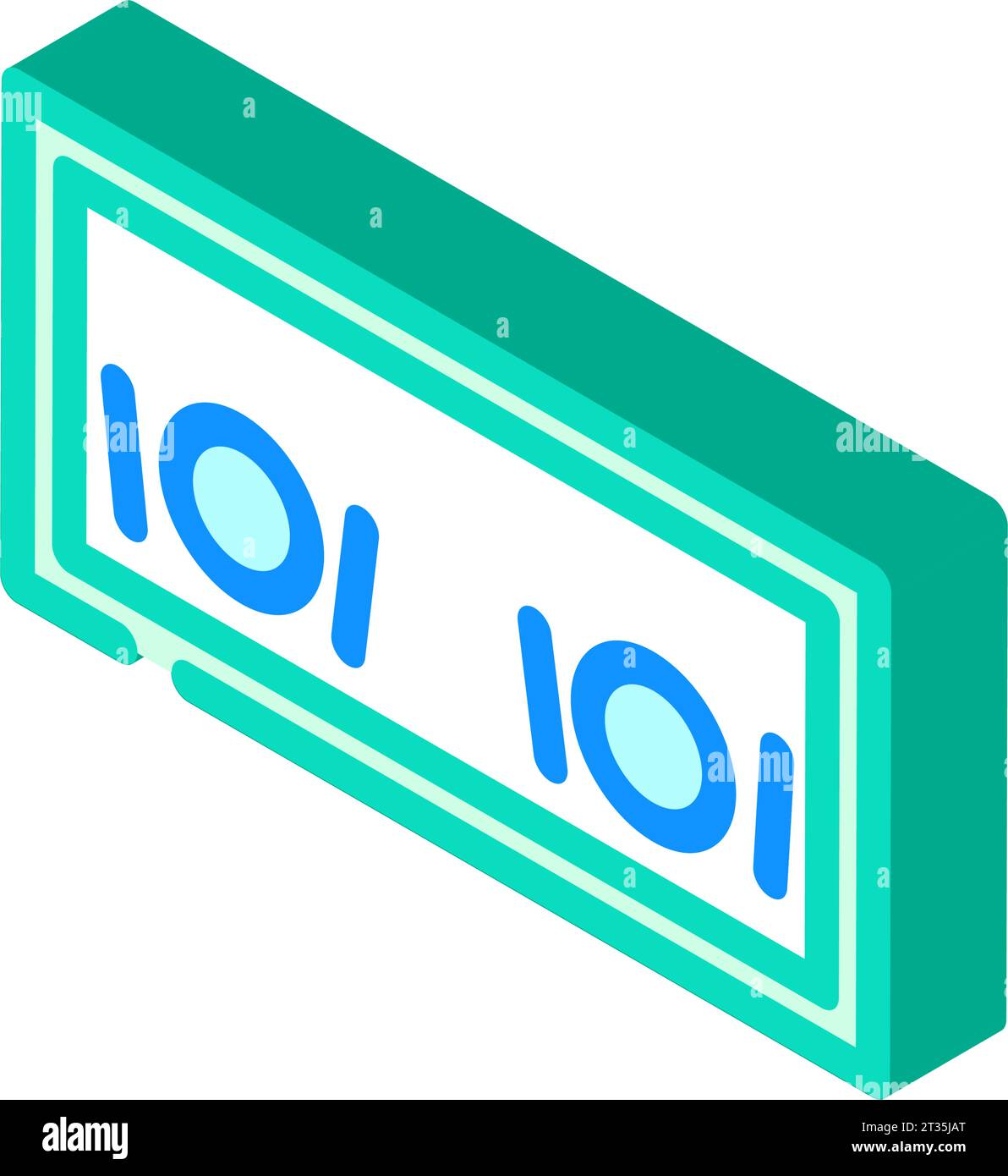 big kitchen table top view isometric icon vector illustration Stock ...