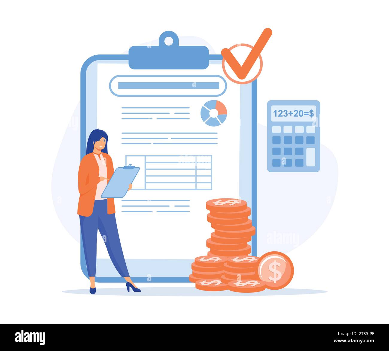 Thinking calculator Stock Vector Images - Alamy