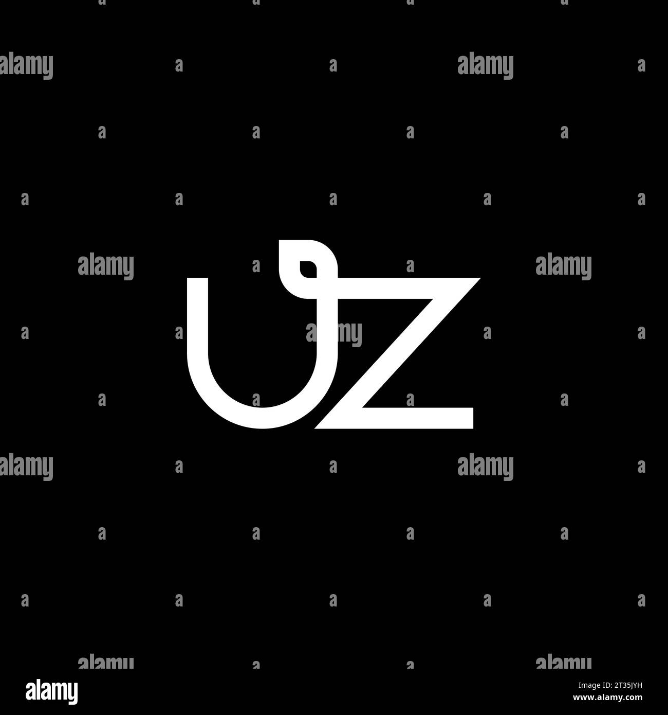 UZ logo, UZ Monogram, Initial UZ Logo, Letter UZ logo, Icon, Vector ...